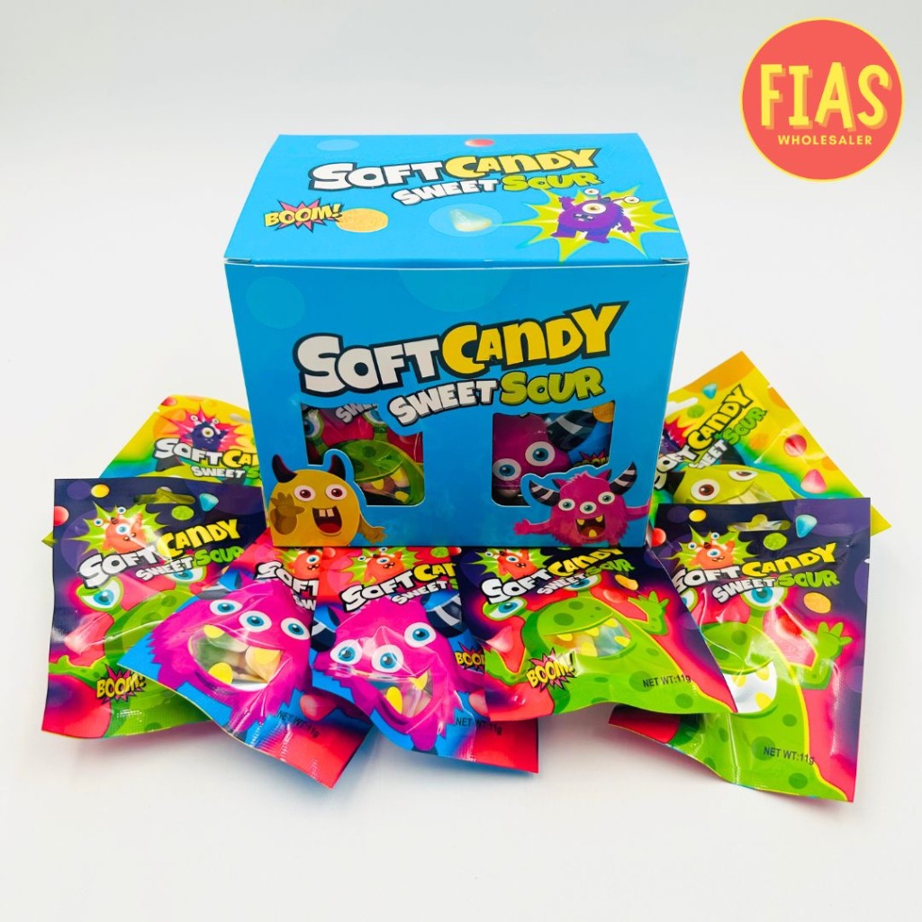 30 packs Monster Sweet Sour Candy | Shopee Philippines
