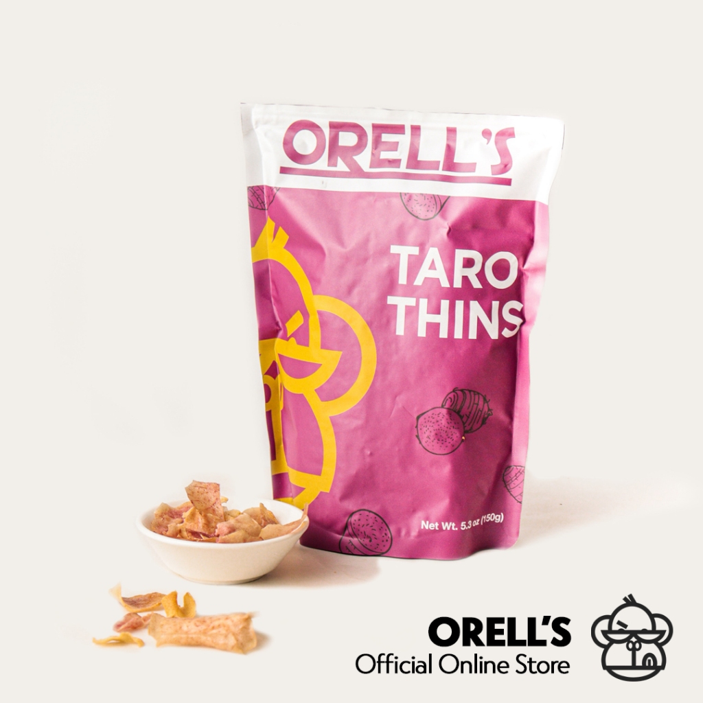 Orell's Glazed Taro (Gabi) Thins in Pouch - 150 grams | Shopee Philippines