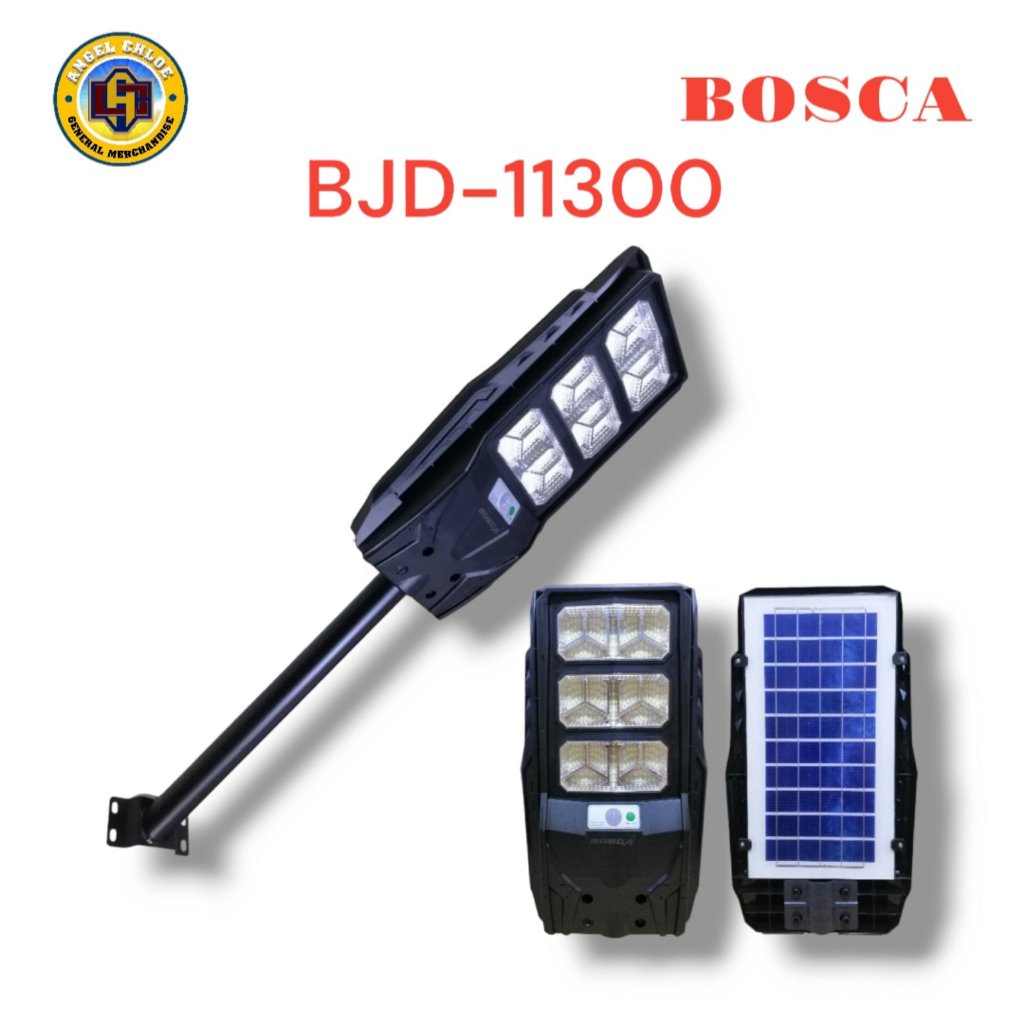 BOSCA SOLAR STREET LIGHT BJD-11300 DAY LIGHT (300W) 6500K HIGH LIGHT ...