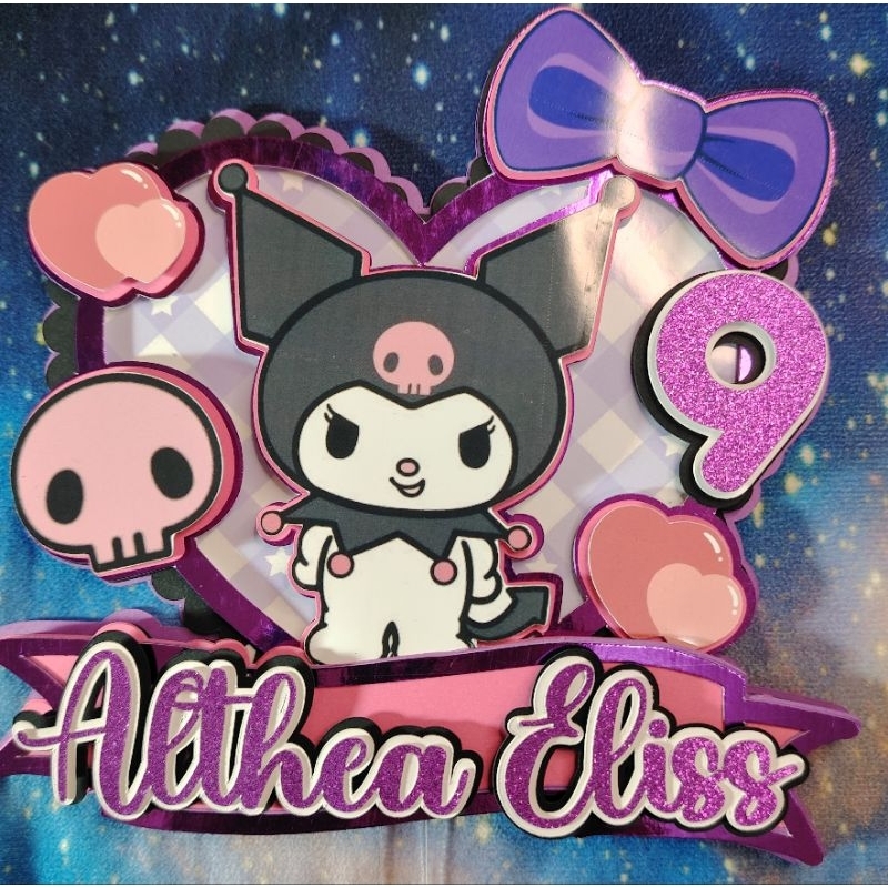 Kuromi Customized Cake Topper | Shopee Philippines