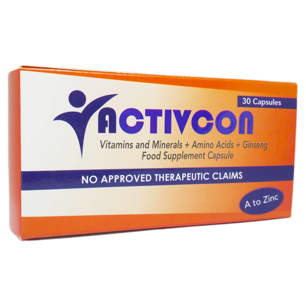 HFW Vitamins and Minerals Amino Acids Ginseng A to Zinc ACTIVCON 30s ...