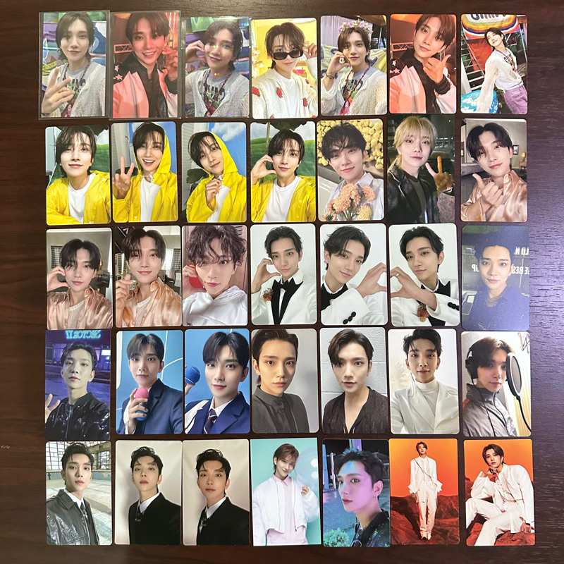 Seventeen Joshua Photocards Attacca Face the Sun Sector 17 Lucky Draw ...