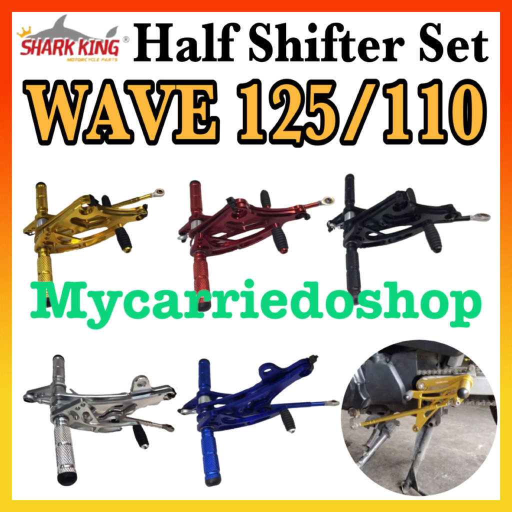 Motorcycle Half Shifter Set For WAVE 125 / 110 Full Cnc Metal With ...