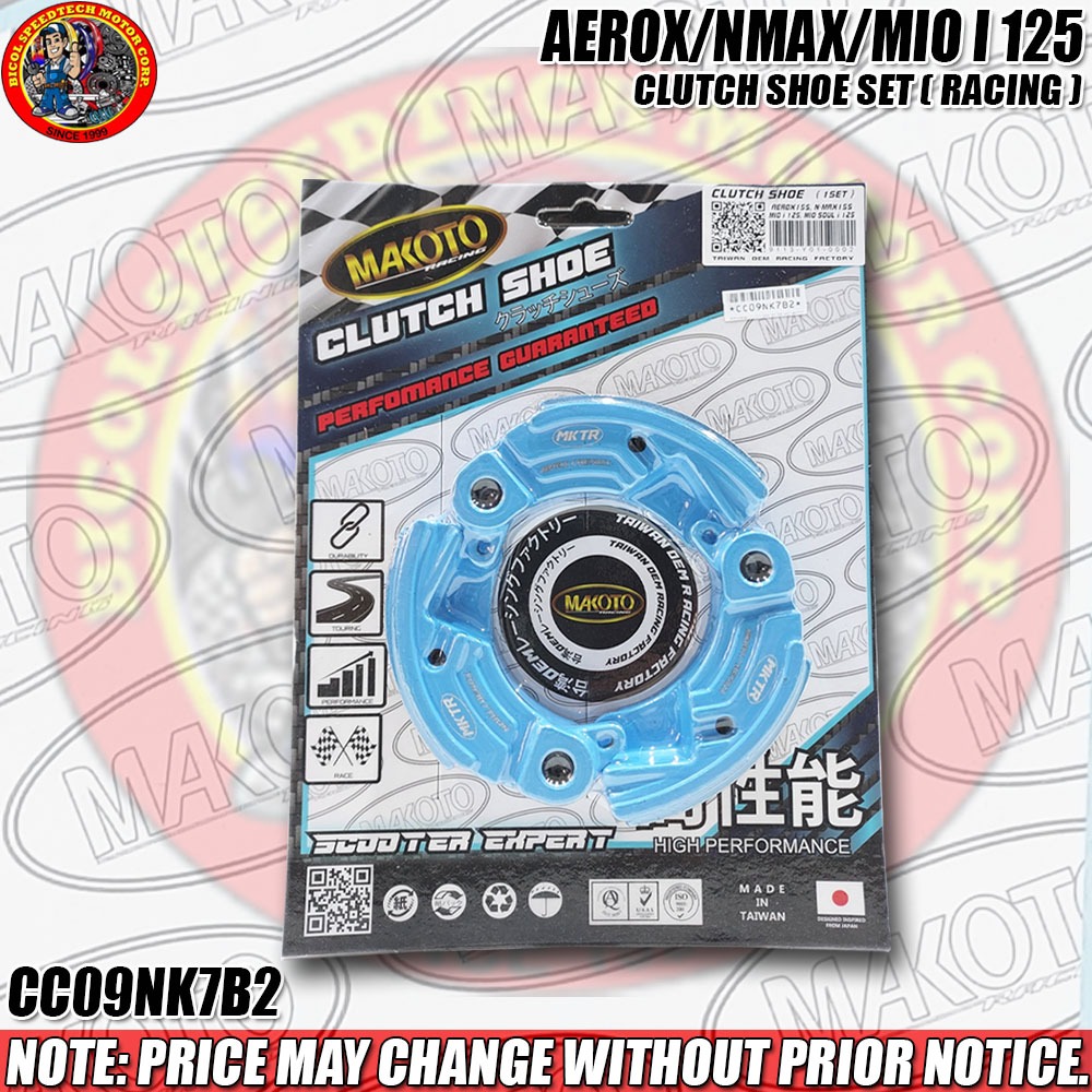 MAKOTO CLUTCH SHOE SET RACING MADE IN TAIWAN (CC09NK7B) | Shopee ...