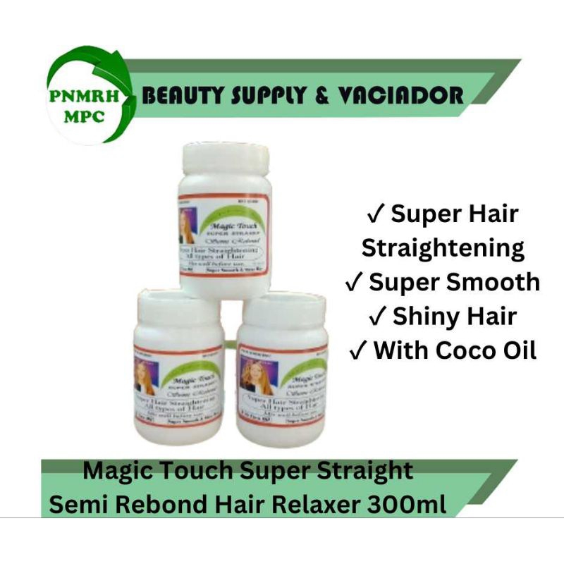 Magic Touch Super Hair Straightener/Relaxer Semi Rebonding Cream with ...