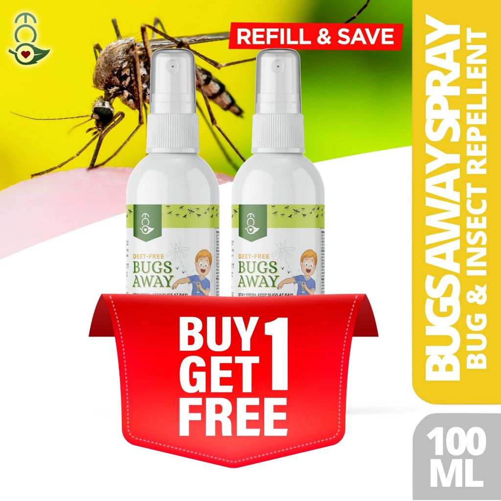 Buy 1 Take 1 Eco Bugs Away - Citronella Spray - Mosquito Insect ...