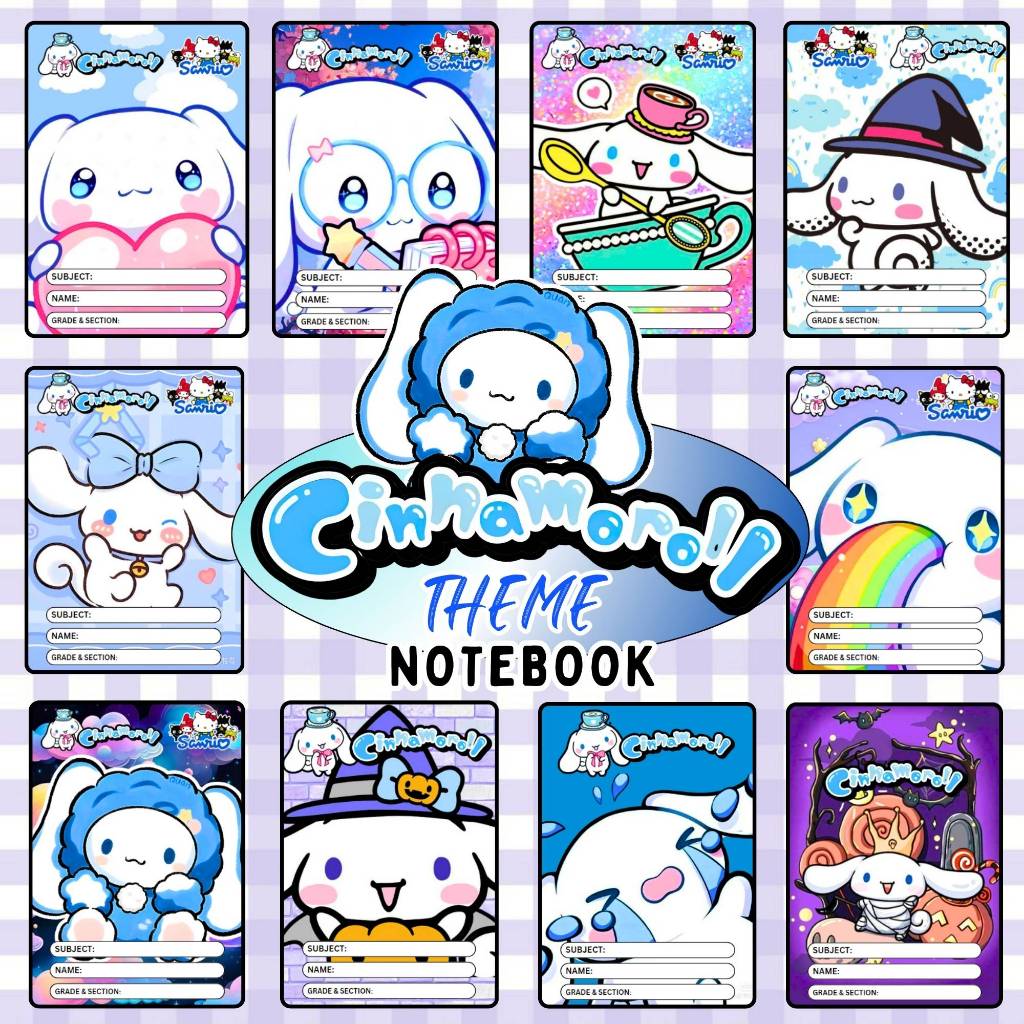 LABUBU CUSTOMIZED NOTEBOOK- WRITING/COMPOSITION/BIG GAP (10PCS ...