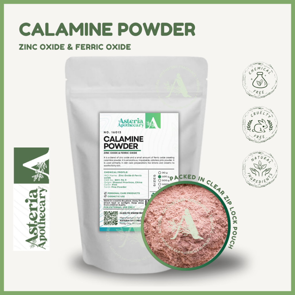 Calamine Powder 500g & 1Kg - Asteria Apothecary | Shopee Philippines