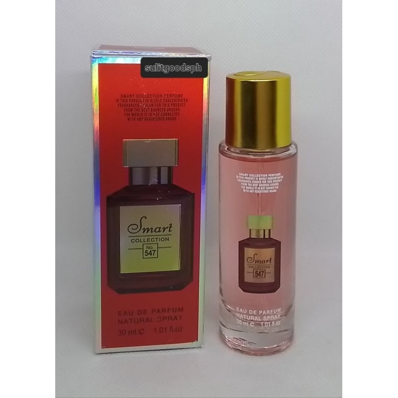 SMART COLLECTION PERFUME NO. 547 FOR WOMEN & MEN 30 ML EDP | Shopee ...