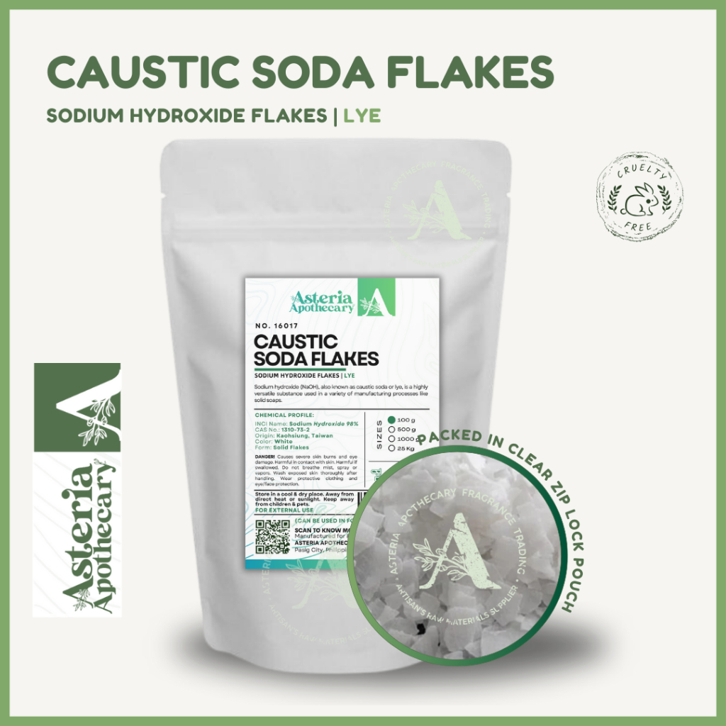 Caustic Soda Flakes | Sodium Hydroxide | Lye Flakes 100g / 500g / 1Kg ...