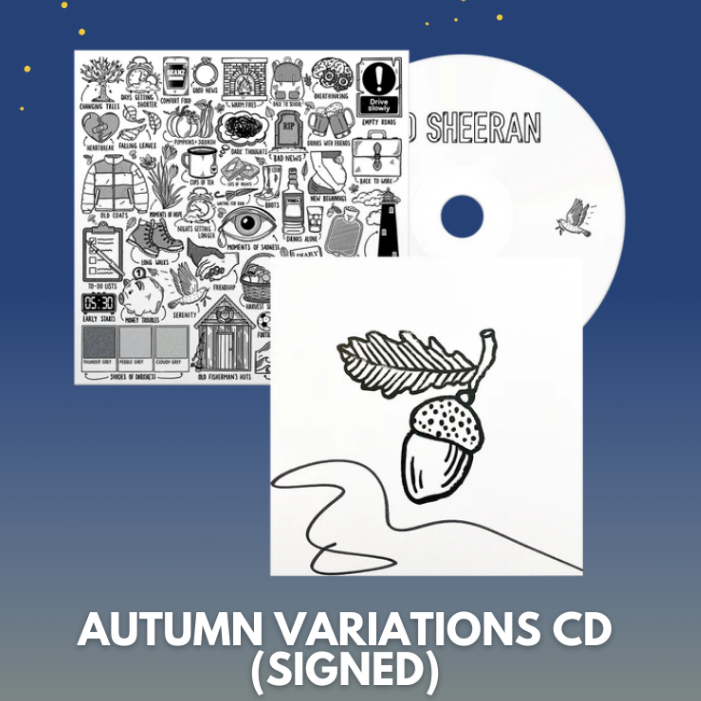 Ed Sheeran - Autumn Variations (Standard CD + SIGNED Artcard) | Shopee ...