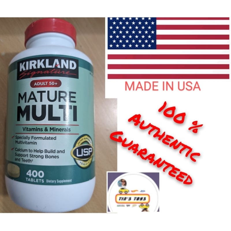 Mature Multi Adult Plus Vitamins and Mineral 50+ 400 tablets | Shopee ...