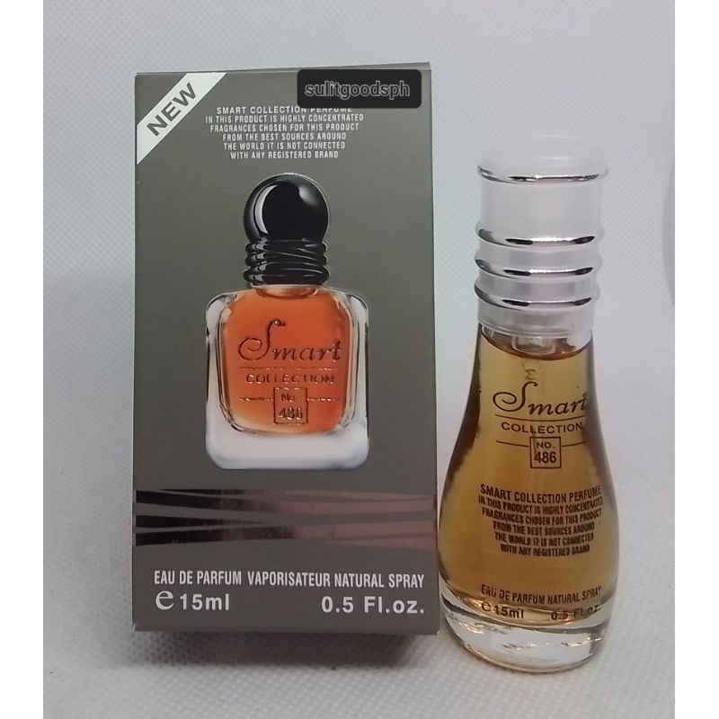 SMART COLLECTION PERFUME NO. 486 FOR MEN 15 ML EDP | Shopee Philippines