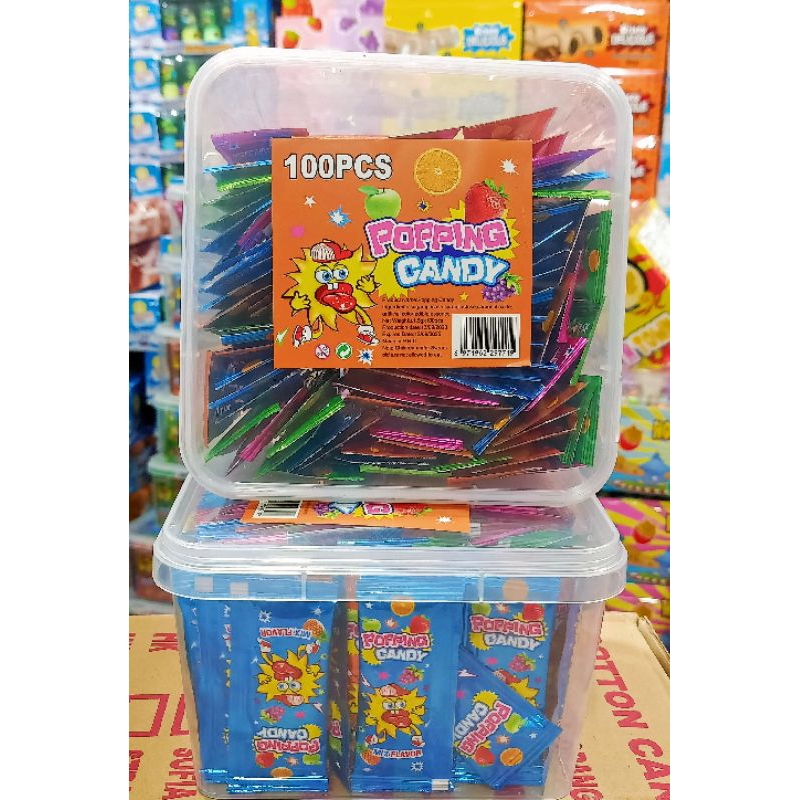 POPING CANDY TUB | 100 PIECES | Shopee Philippines