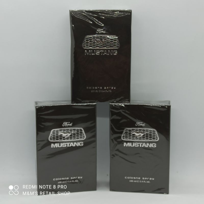 FORD MUSTANG Cologne Spray For Men 100ml Made in USA | Shopee Philippines