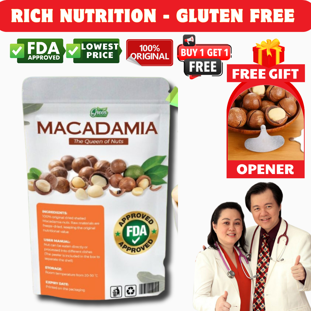 Macadamia Nuts Healthy Food Roasted Rich Nutrition Glunten Free Low ...