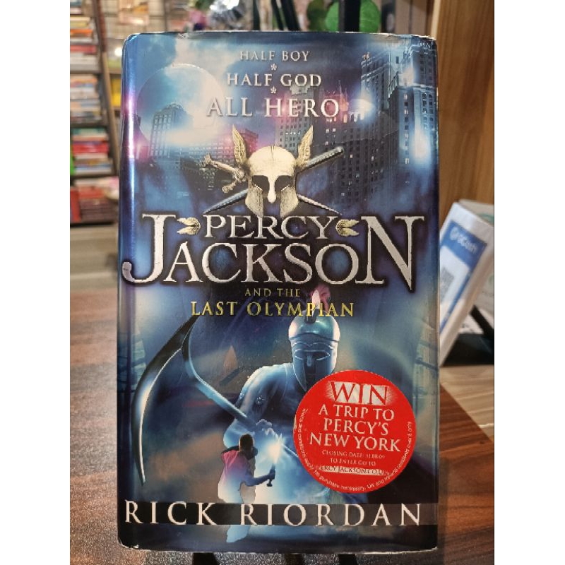 Percy Jackson And The Olympian By Rick Riordan Hardcover Shopee