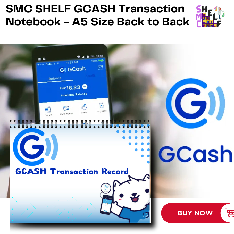 SMC SHELF Gcash Signage, Cashin and cashout, Load Record Notebooks ...