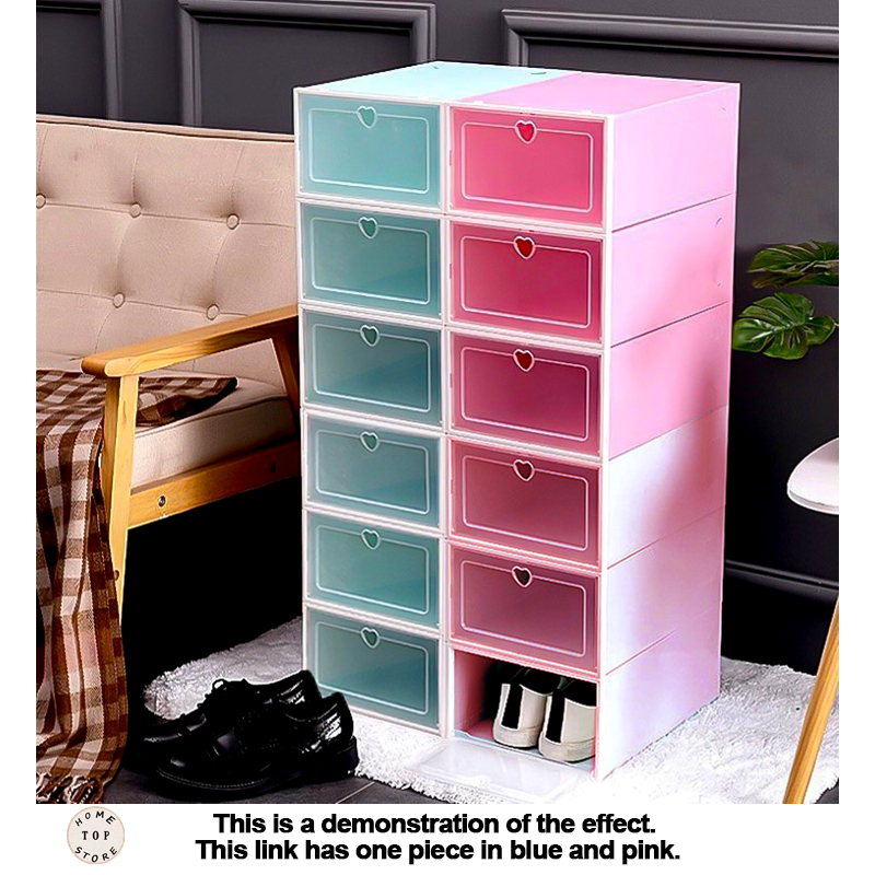 Big Size Hard Plastic Shoe box Storage Organizer Shoe box Transparent ...