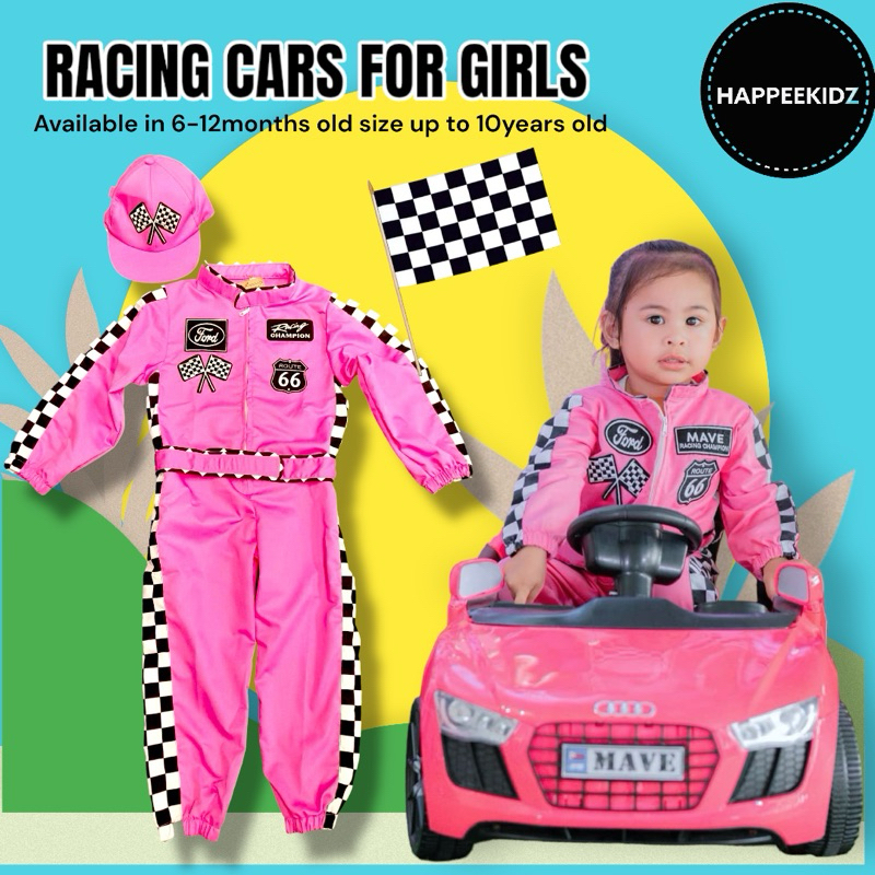 PINK RACE CAR DRIVER | Shopee Philippines