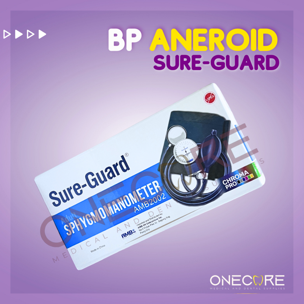 Sureguard - BP Aneroid and Stethoscope (Complete Set) | Shopee Philippines