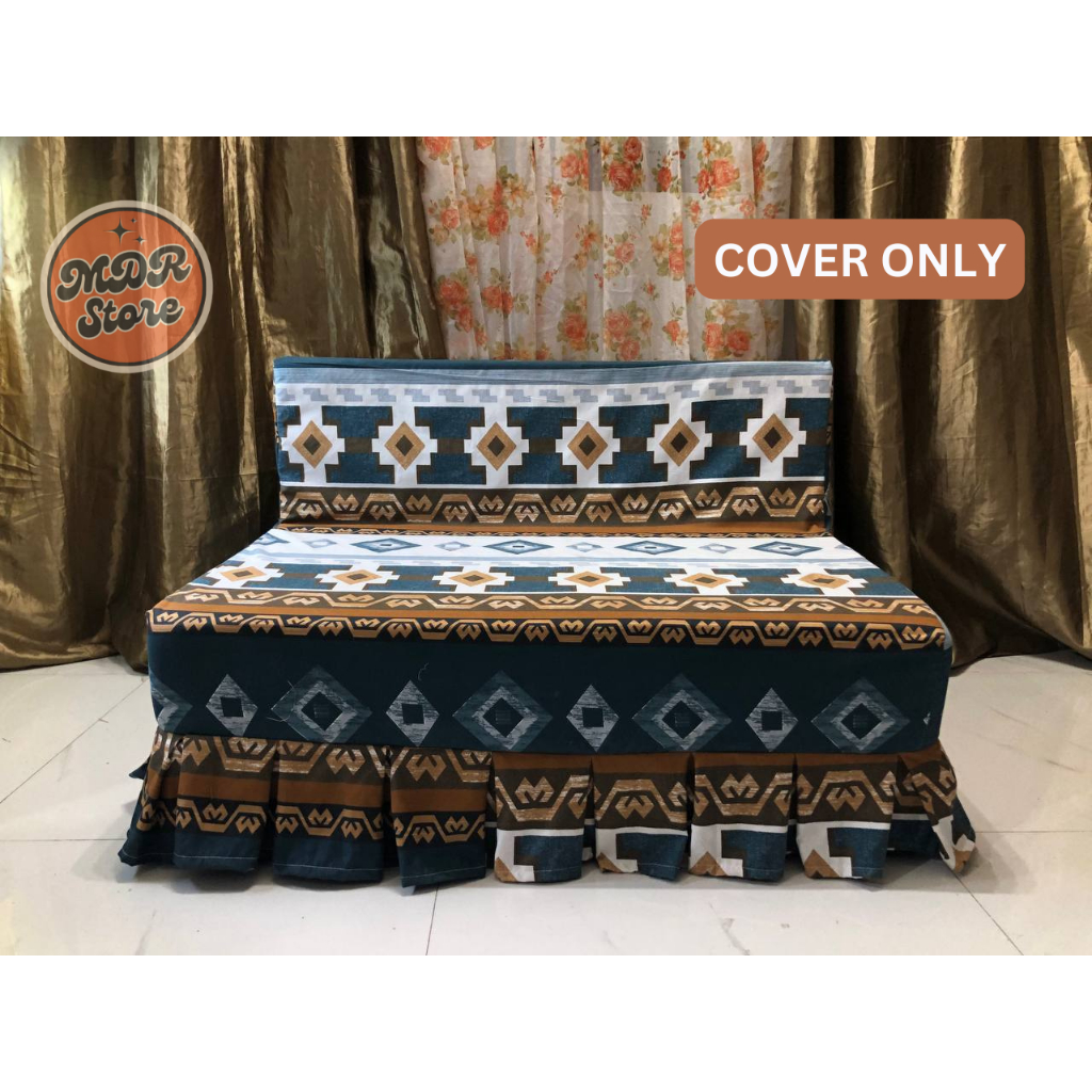 Sofabed Cover - Paupo Style (Square head - RANDOM DESIGN/COLOR ...