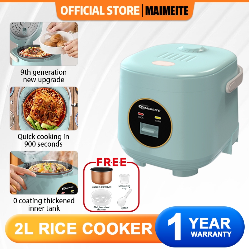 Maimeite 2L Mini Rice Cooker Small Smart Household Multi-Function With ...