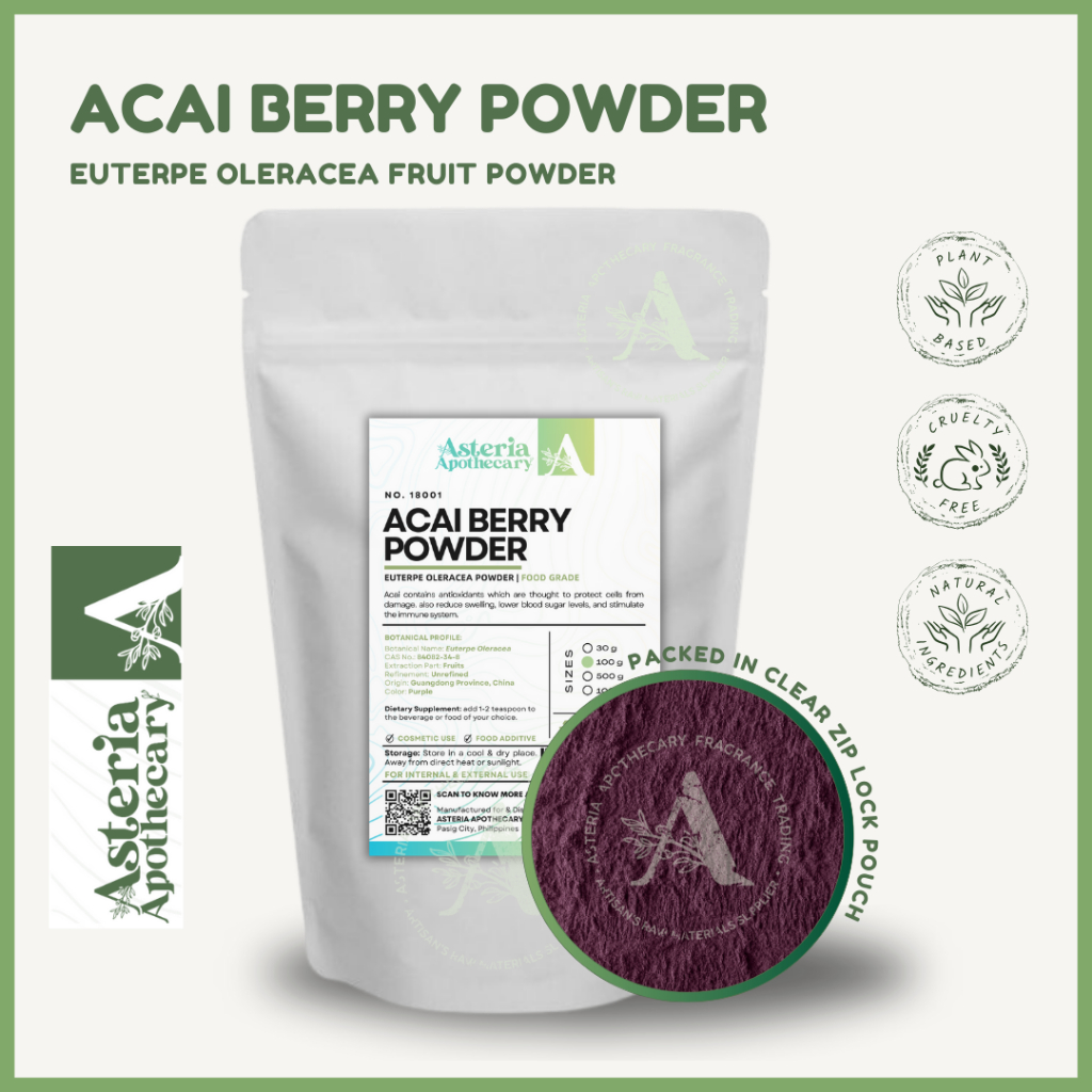 Acai Berry Powder 30g & 100g - Asteria Apothecary | Shopee Philippines
