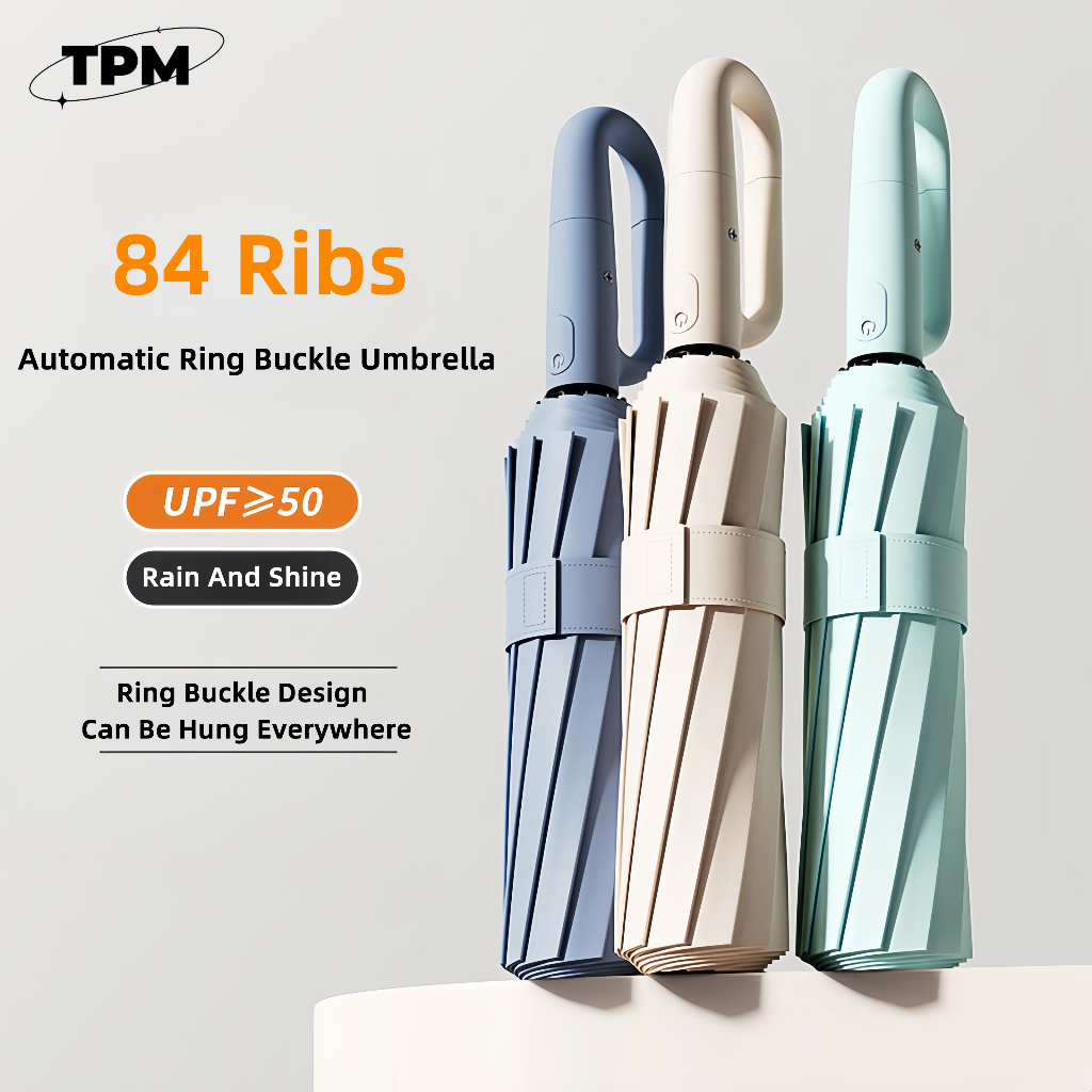 Automatic Folding Umbrella Dual-Purpose Large Wind-Resistant Double ...