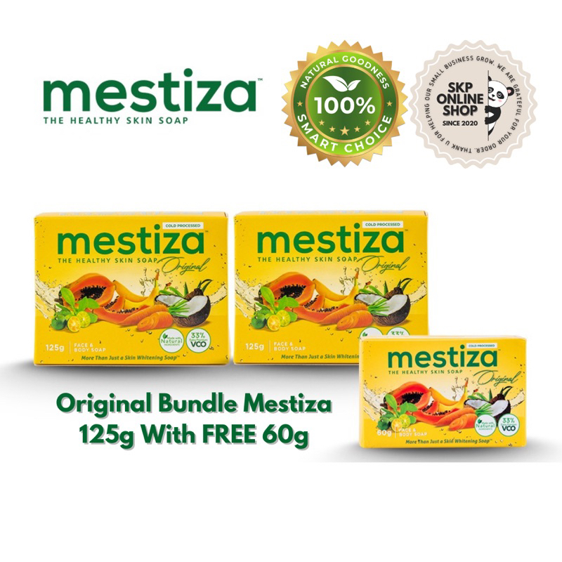 Mestiza Whitening Soap Original 124g | Shopee Philippines