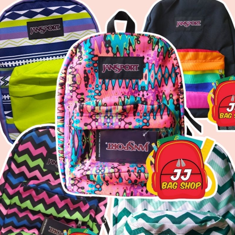 SCHOOL BAG QUALITY MADE BACKPACKS - JANSPORT AZTEC LINEAR PATTERN ...