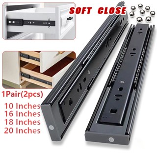 Drawer Slide Soft Close Keyboard Drawer Slide For Desk Drawer Rail ...