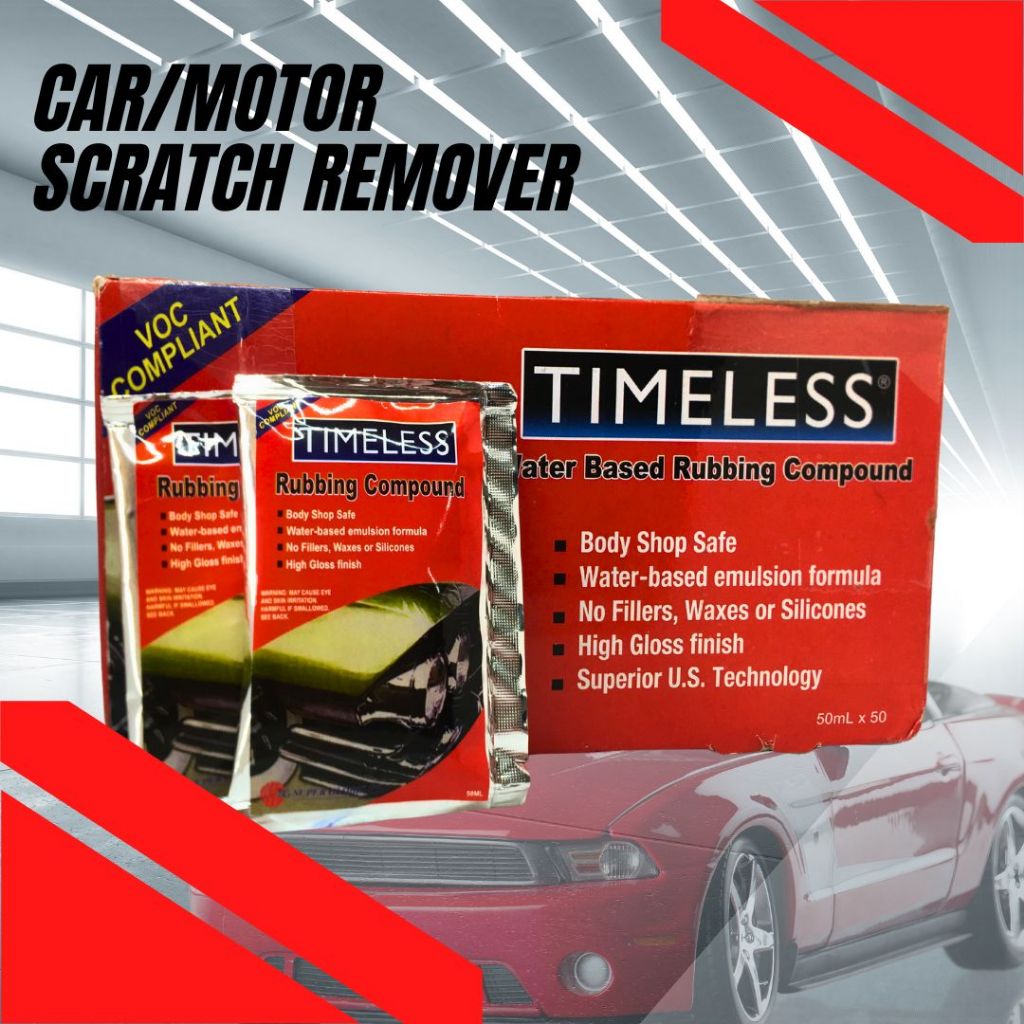 EMJ Timeless Water-Based Rubbing Compound 50ml Buffing Headlight ...