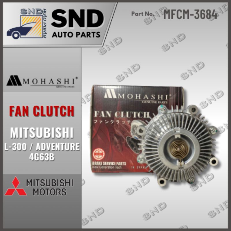 MITSUBISHI Fan Clutch for L300 / Adventure 4G63B (MFCM-3684) MOHASHI ...