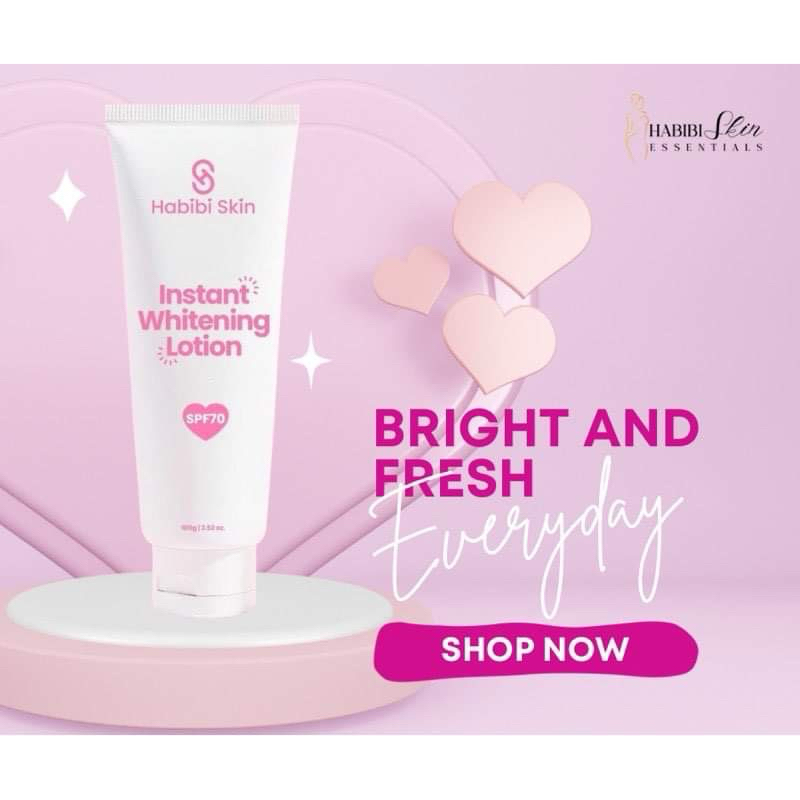 Habibi Instant Whitening Lotion SPF 70 | Shopee Philippines