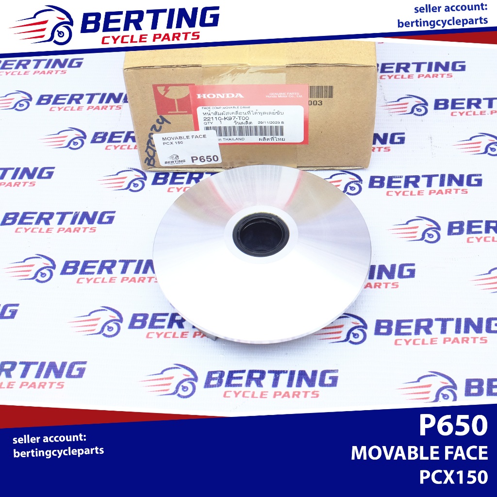 MOVABLE DRIVE FACE Honda PCX 150 ADV 150 Genuine 22110-K97-T00 | Shopee ...