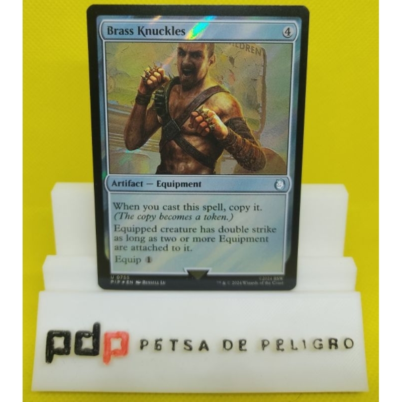 Brass Knuckles (Surge Foil) - Universes Beyond: Fallout (PIP) | Shopee ...