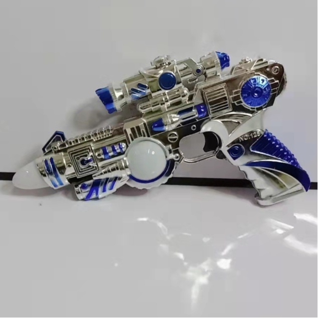 MASAYA100 KIDS / TOYS ELECTROPLATING BLASTER FLASH with LIGHT AND SOUND ...