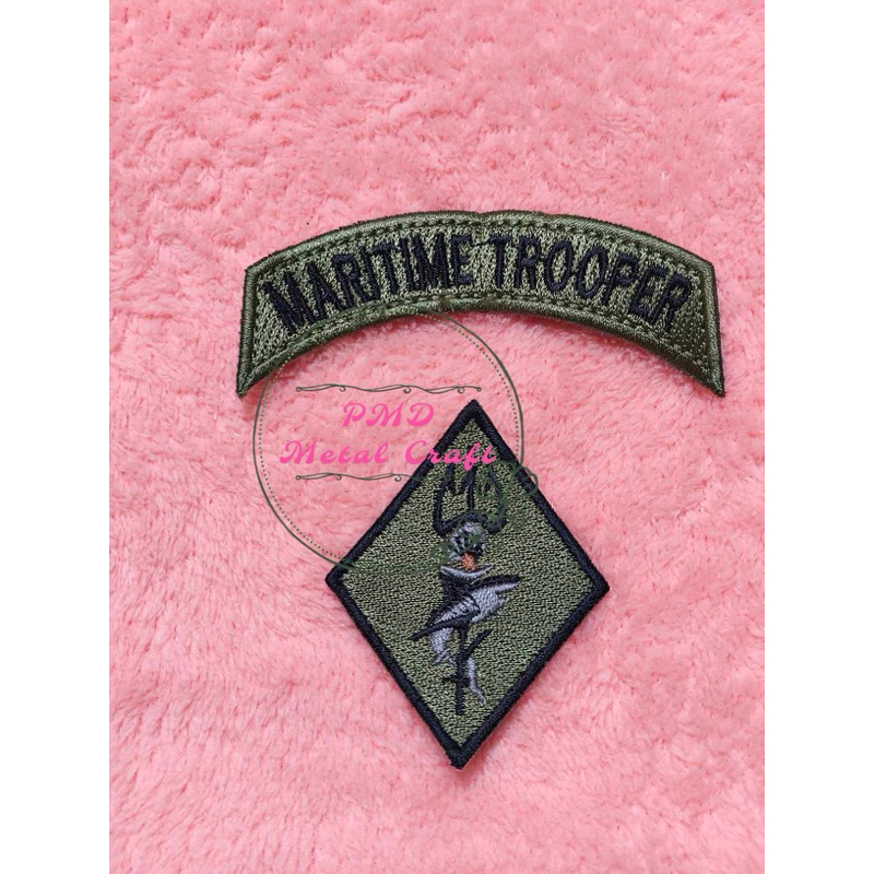 MARITIME TROOPER Patches (Set) | Shopee Philippines