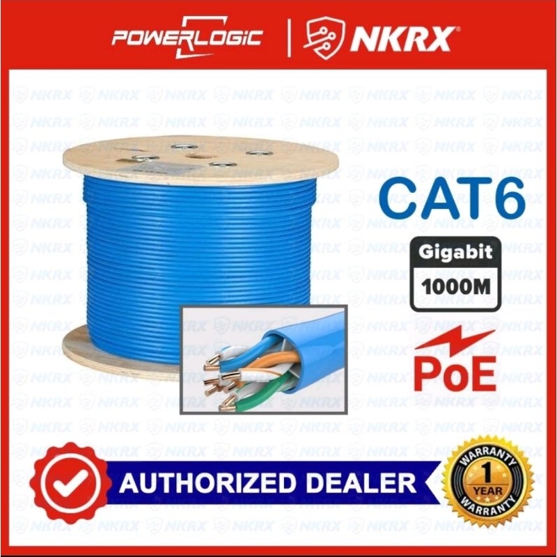 Powerlogic Authentic CAT6 Ethernet Patch Cable Gigabit Network UTP LAN ...