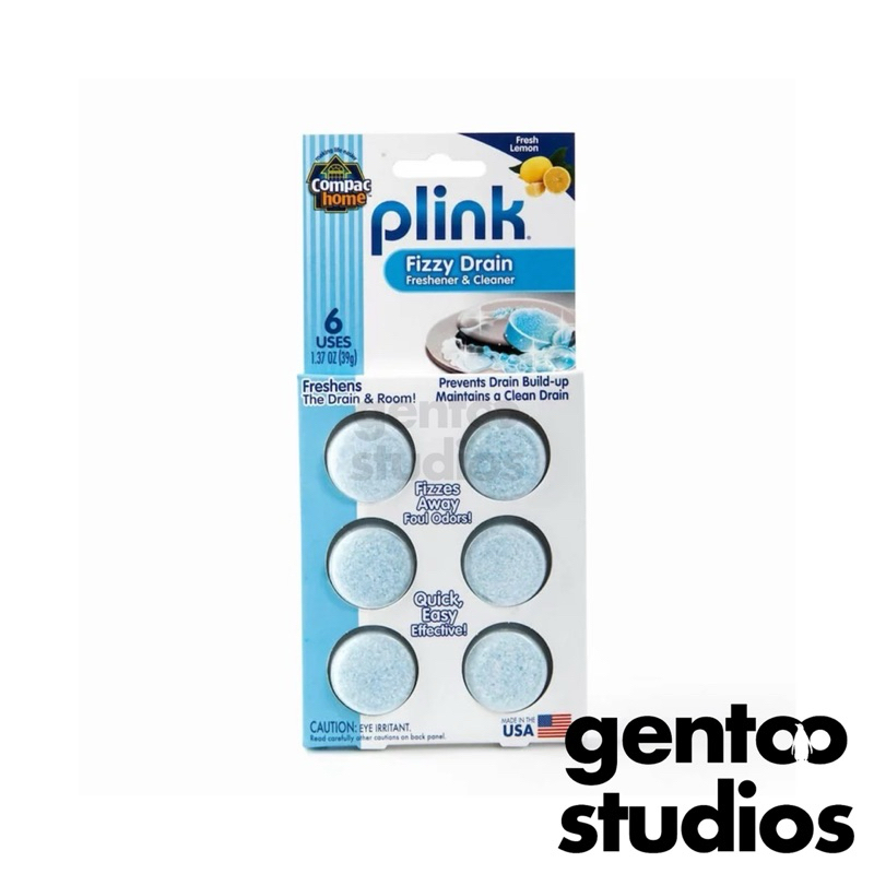 Compac Home Plink Fizzy Drain and Sink Cleaner and Deodorizer - Lemon ...