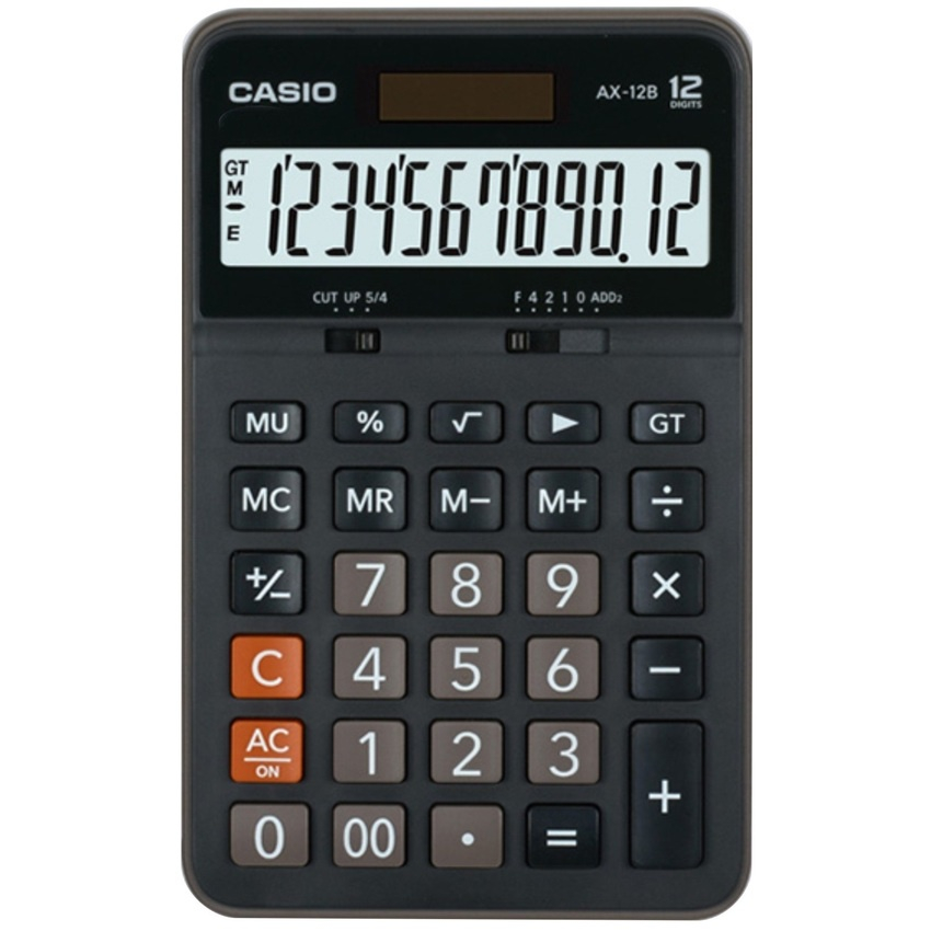 Casio Calculator Desk AX-12B ( AX12B AX 12B ) | Shopee Philippines
