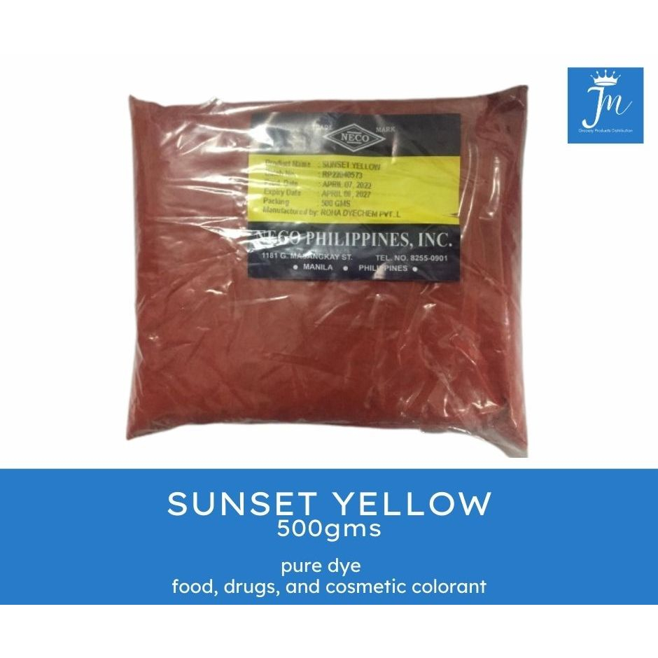 Sunset Yellow Idacol Color, 500gms Roha FOR FOOD, DRUGS, AND COSMETIC ...