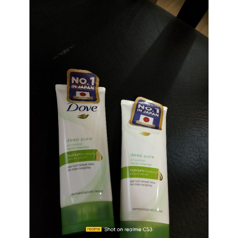 100% Original Dove Deep Pure Oil Control Facial Cleanser / Face wash ...