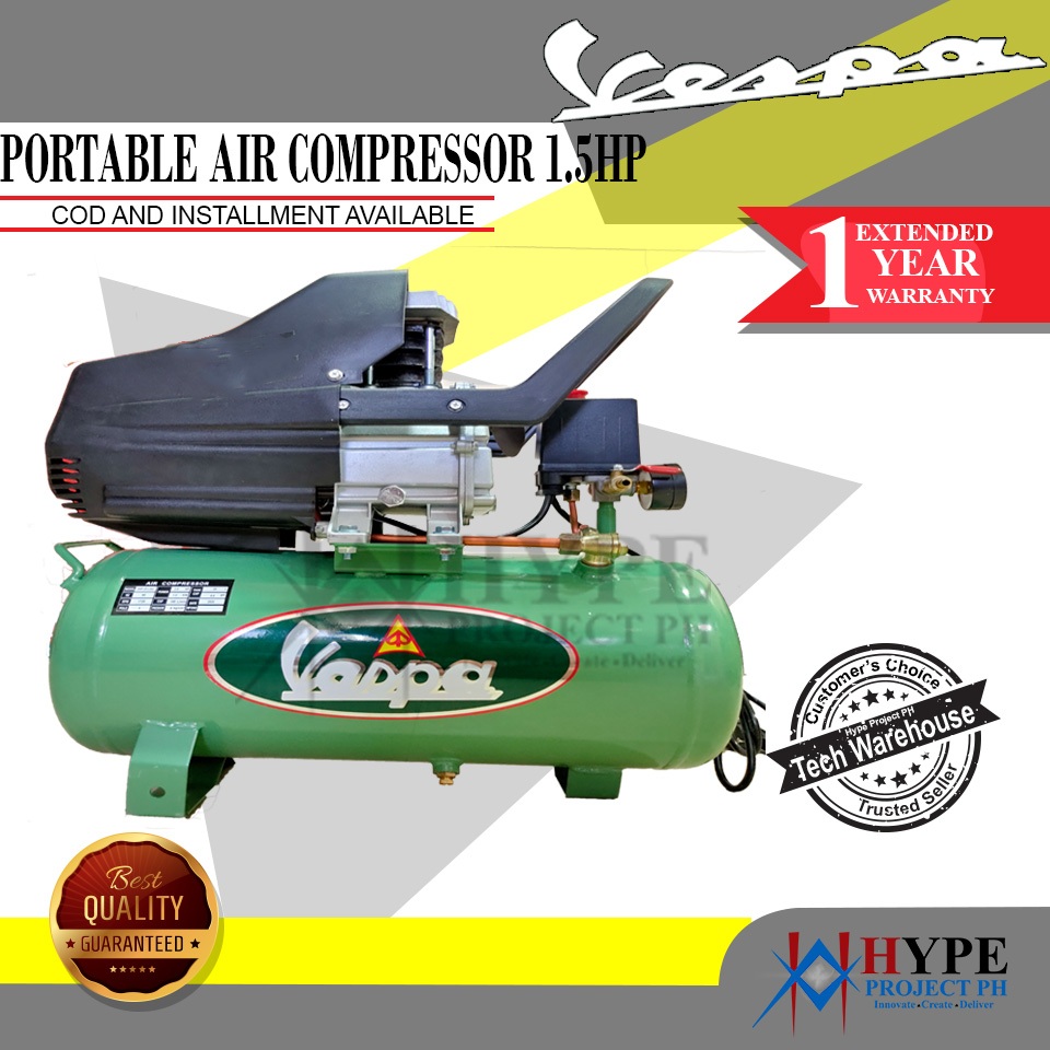 VESPA Air Compressor 1.5HP | Shopee Philippines