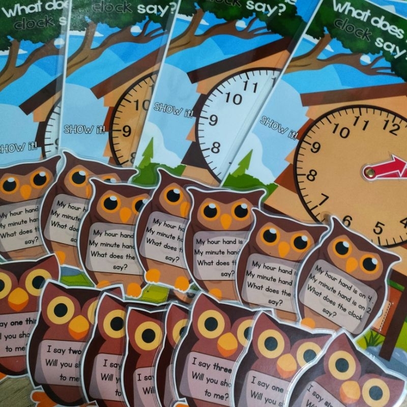 TELLING TIME- Read, Show , Slide and Tell it | Shopee Philippines