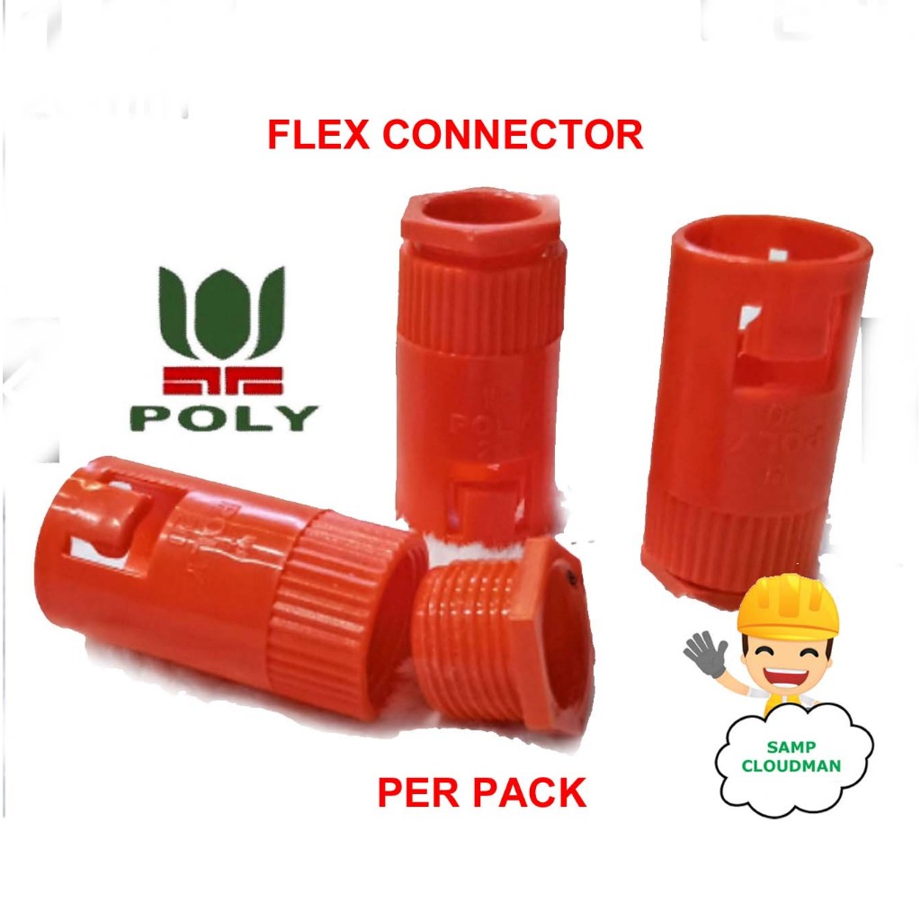 Wholesale Poly Flex Connector 1/2 or 3/4 x 50 Pieces Orange Conduit ...