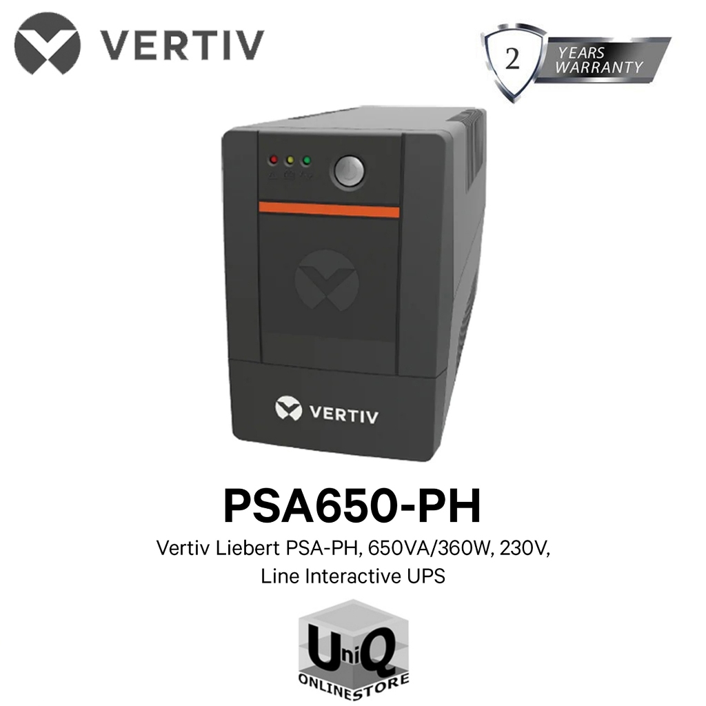Vertiv™ Liebert® PSA-PH 650VA/360W, 230V, Line Interactive UPS | Shopee ...