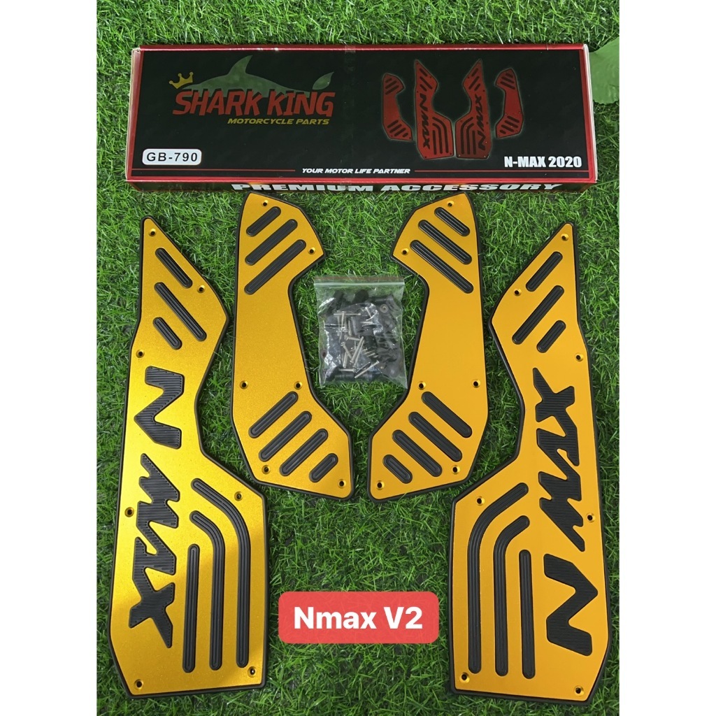 Alloy Rubber Matting Set - Nmax V2 (2020) W/Bolts Set | Shopee Philippines