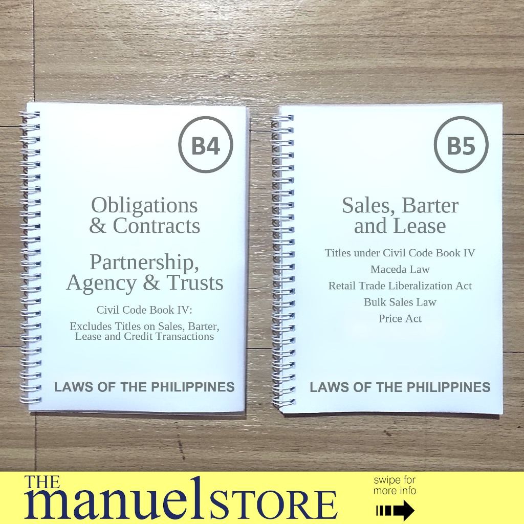 Codal Notebook (2023) - Obligations and Contracts - Civil Code of the ...